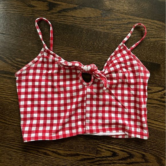 Forever 21 | Tops | Gingham Crop Top | Poshmark